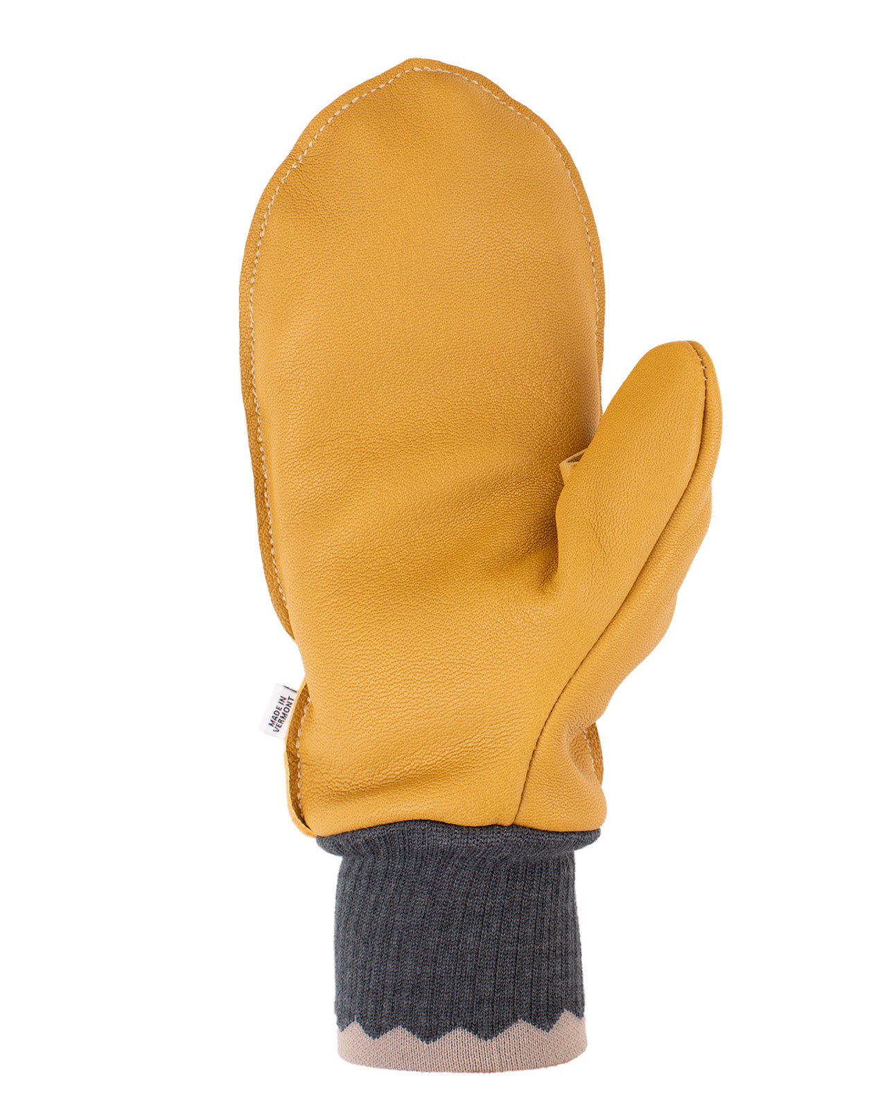 Jeezum Mitt | Lined Leather Winter Mitten | Vermont Glove