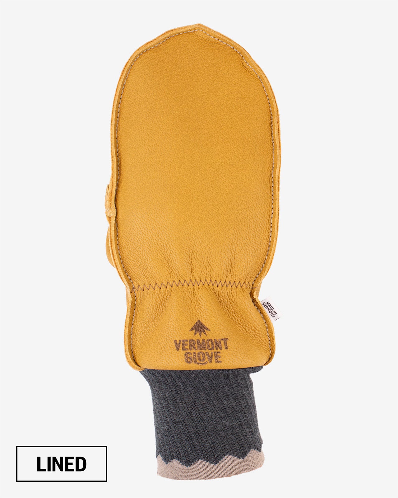 Jeezum Mitt | Lined Leather Winter Mitten | Vermont Glove